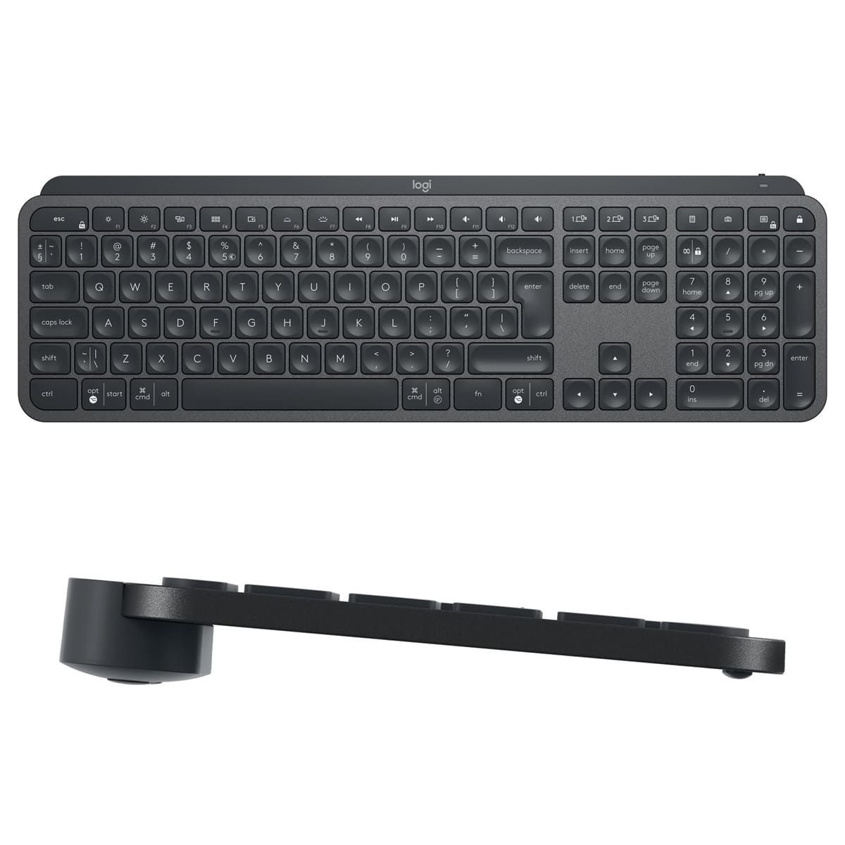 Logitech Master MX Keys Multi Device Advanced Wireless Backlit Keyboard ...