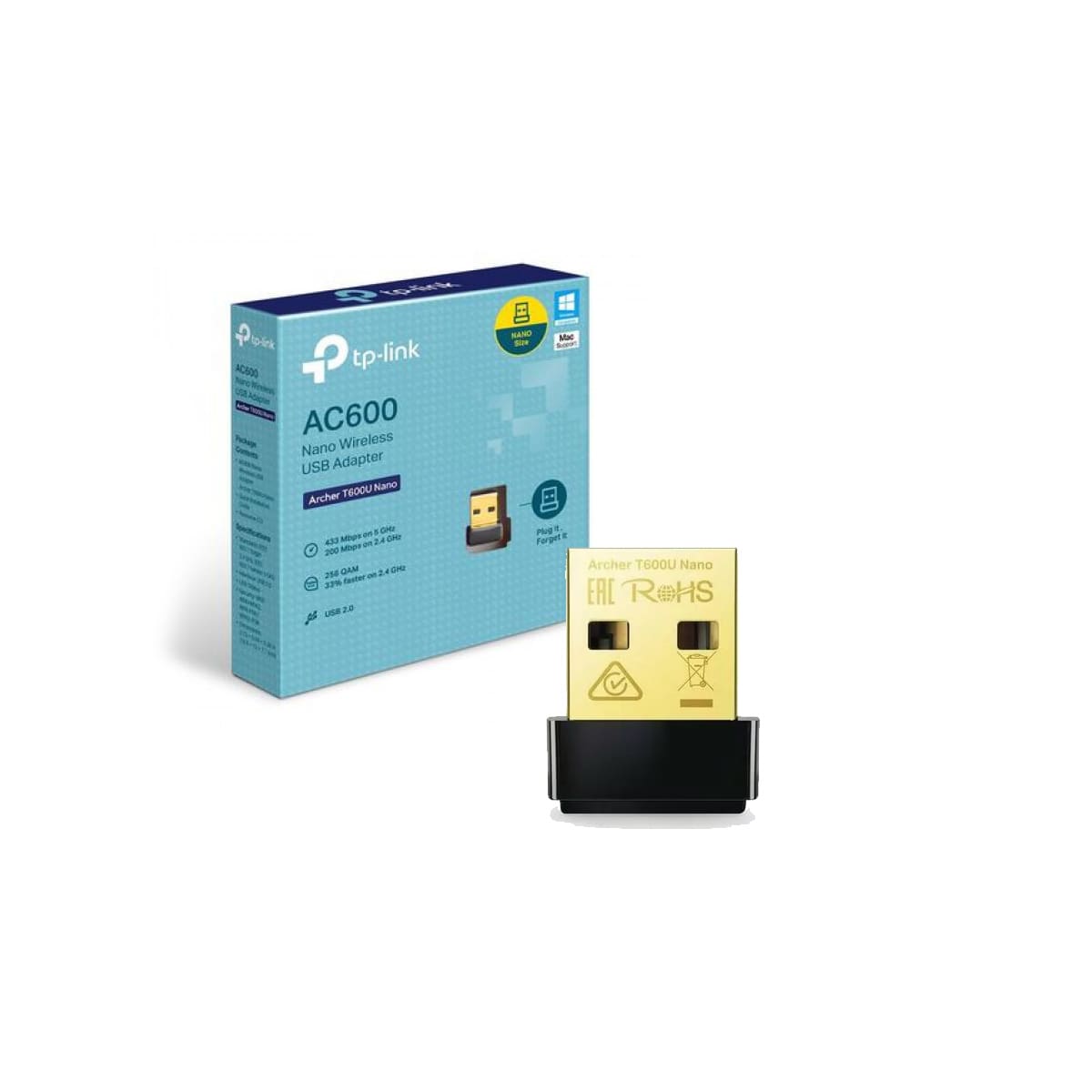 Tplink Usb Wireless Nano Adapter Ac600 - HugePC Computer Distributors