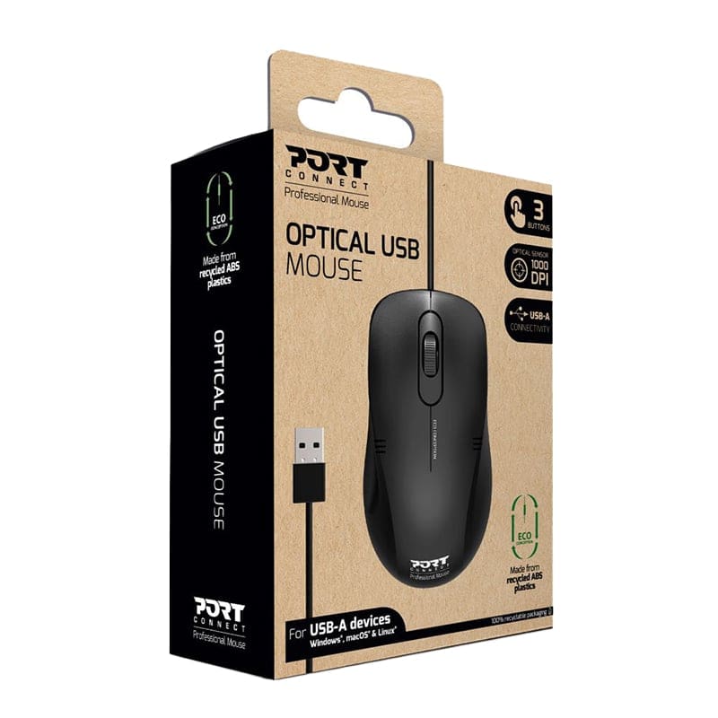 Port Connect Optical USB Mouse - HugePC Computer Distributors
