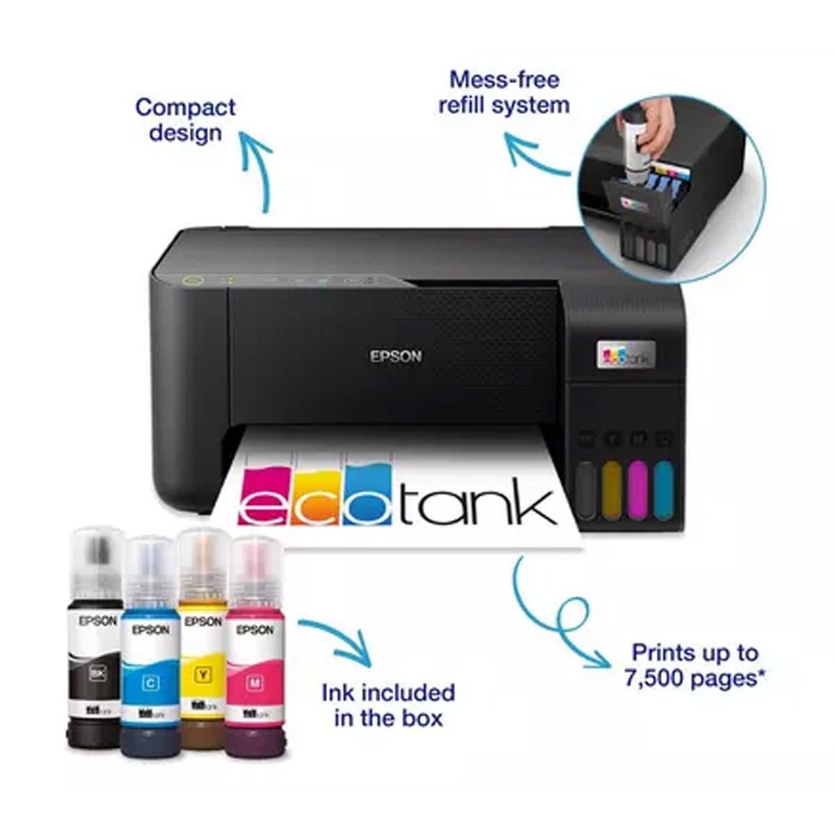 Epson EcoTank L3252 A4 Wi-Fi Multifunction Inktank Printer - HugePC ...