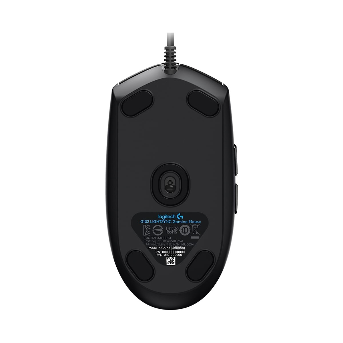 Logitech G102 LIGHTSYNC 8,000 DPI RGB Black Wired Gaming Mouse - HugePC ...