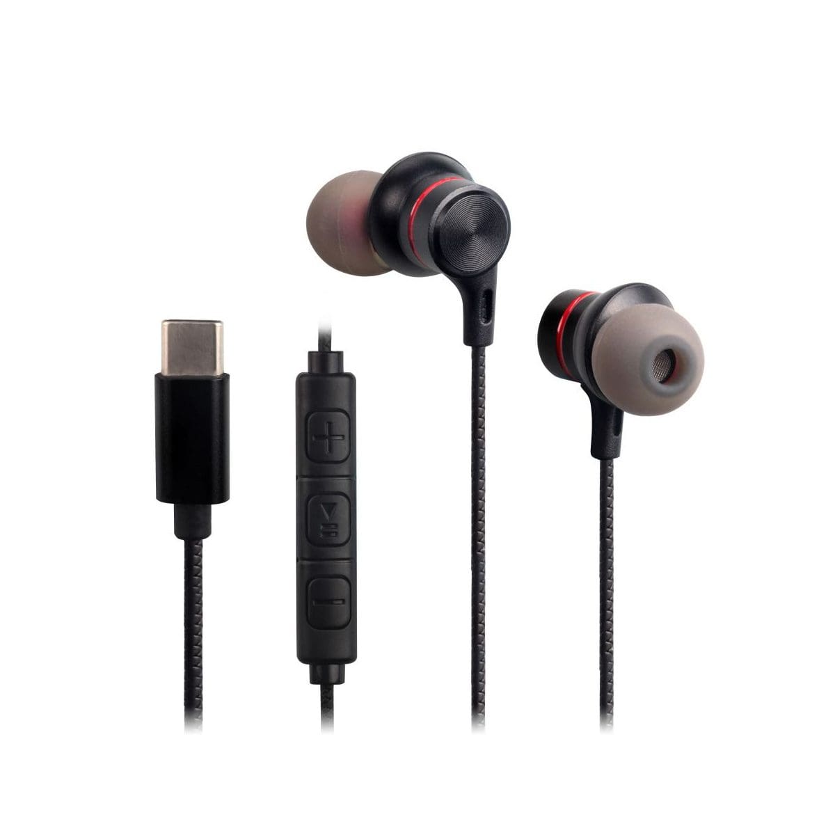 Intopic JAZZ-C116 USB-C Aluminum Skewr In-Ear Headset - HugePC Computer ...