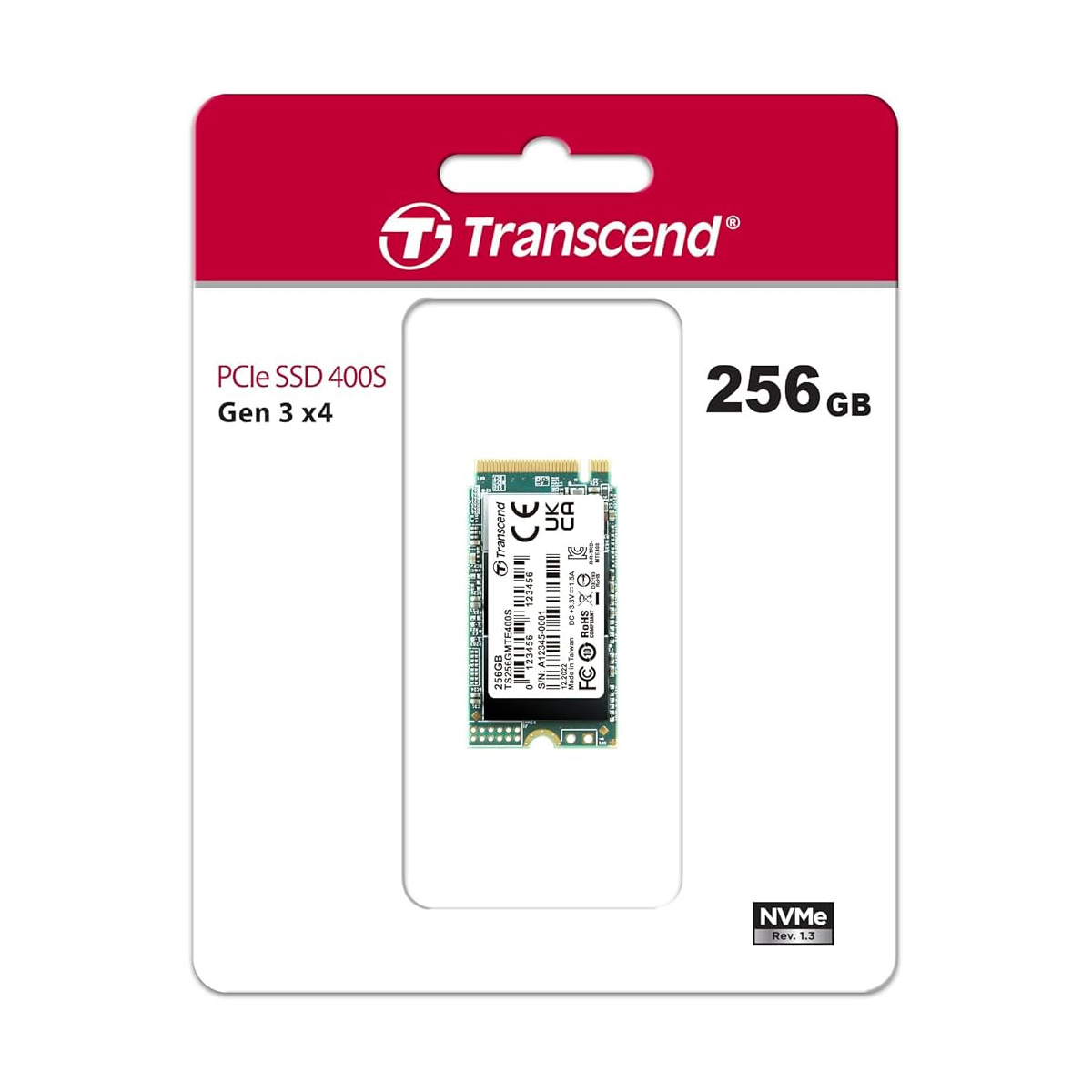 256GB Transcend MTE400S NVMe M.2 - 2242 Solid State Drive - HugePC ...